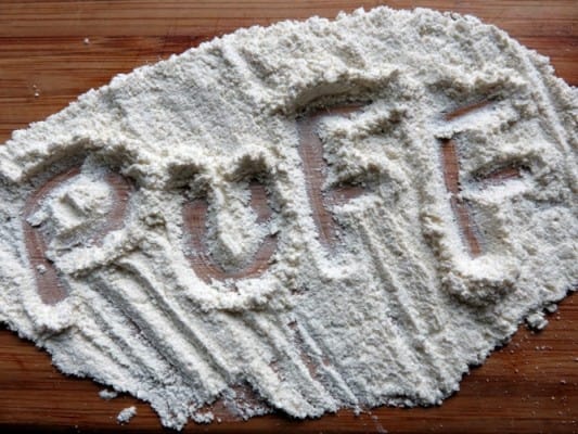 Dried Puffball Mushroom Powder