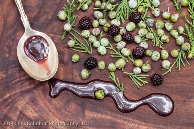 Wild Juniper Duck Breast & Blackcap Berry Sauce - Forager | Chef