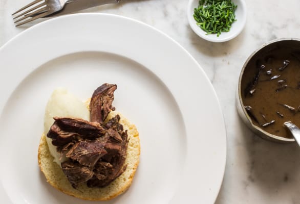 Hot Beef Commercial With Birch Bolete Gravy - Forager | Chef