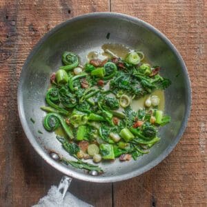 Cooking and Eating Hosta Shoots