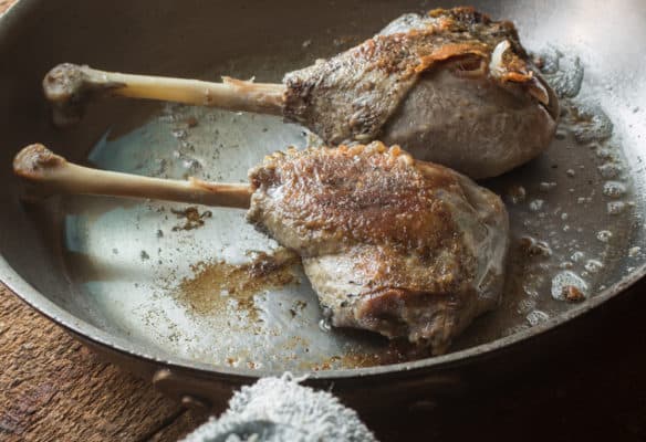 Goose Leg Confit Glazed with Grape - Forager | Chef