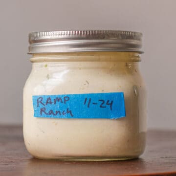 Easy Wild Ramp Ranch Dressing Recipe - Forager | Chef