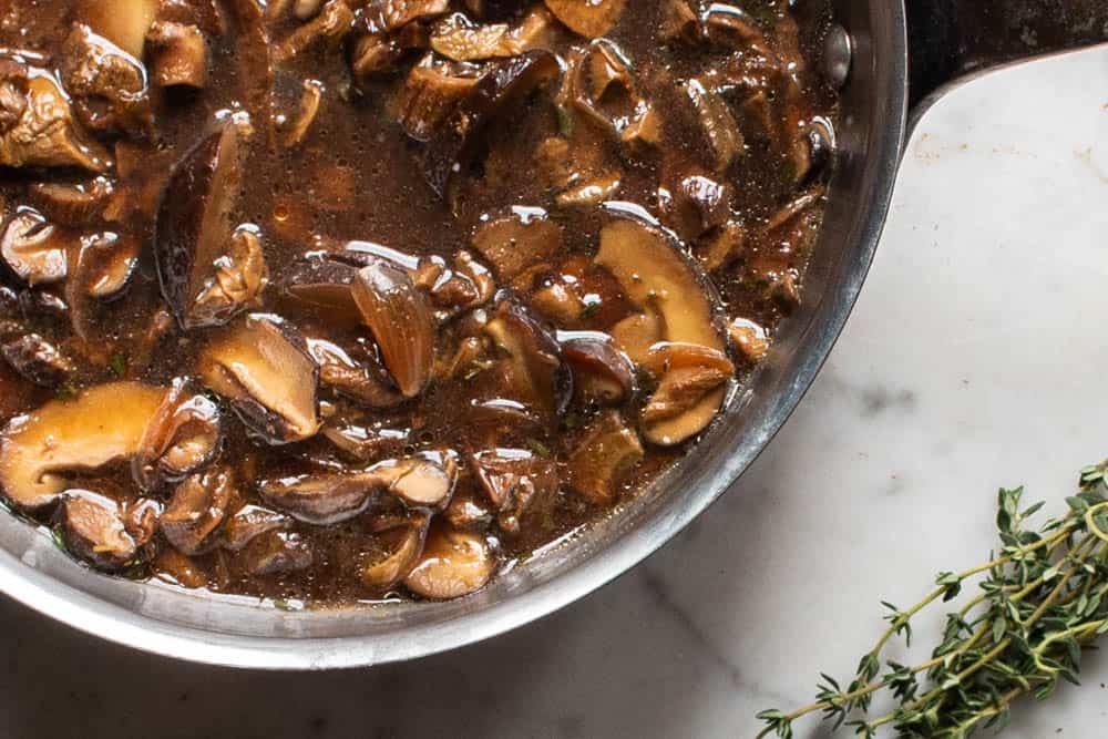 Angelo's Dried Wild Mushroom Ragu - FORAGER | CHEF