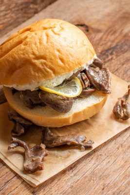 Sicilian Venison Heart Sandwiches (Vastedda) - Forager | Chef