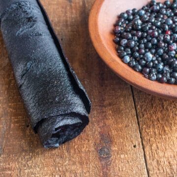 Homemade Blueberry Leather - FORAGER | CHEF
