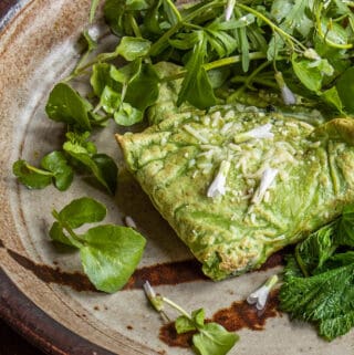 Green Stinging Nettle Crepes