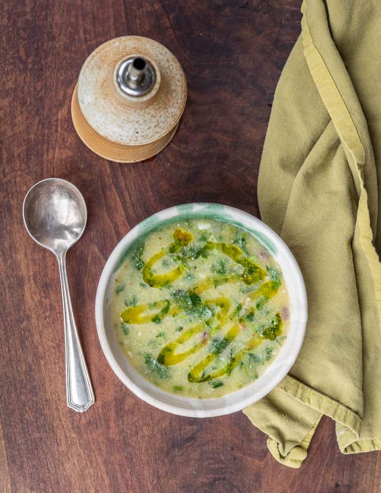 Sopa de Ortiga from Extramadura - FORAGER | CHEF