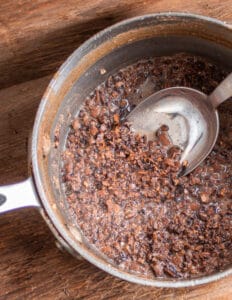 Parched Wild Rice Cooked in Hickory Nut Milk - Forager | Chef