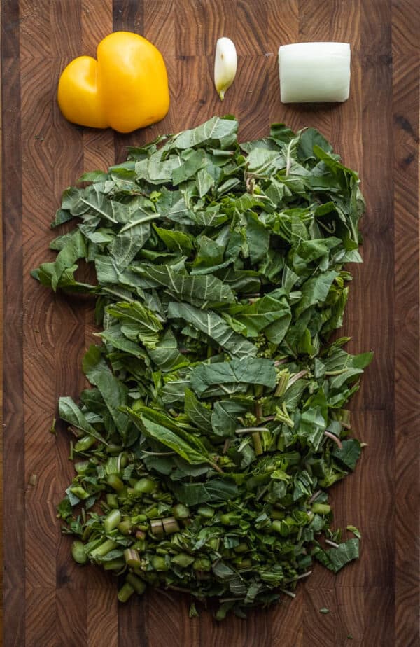Jamaican Callaloo Recipe with Amaranth Greens