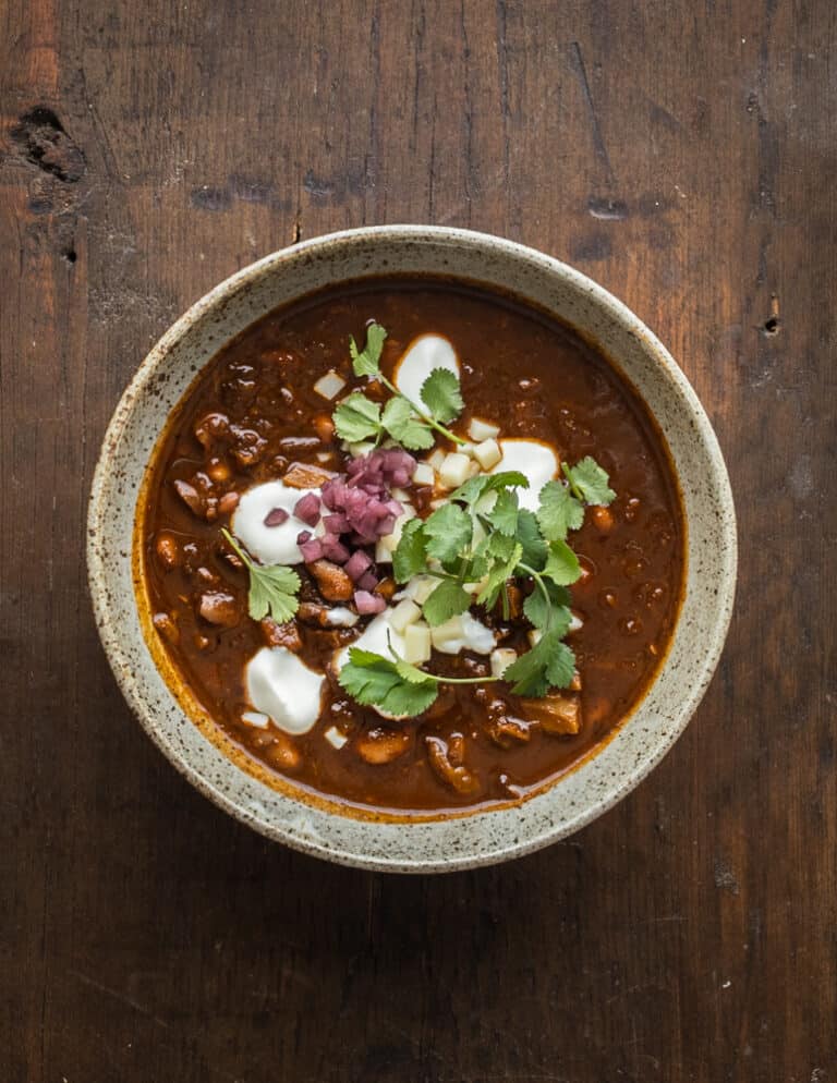 Vegetarian Chili with Wild Mushrooms - Forager | Chef