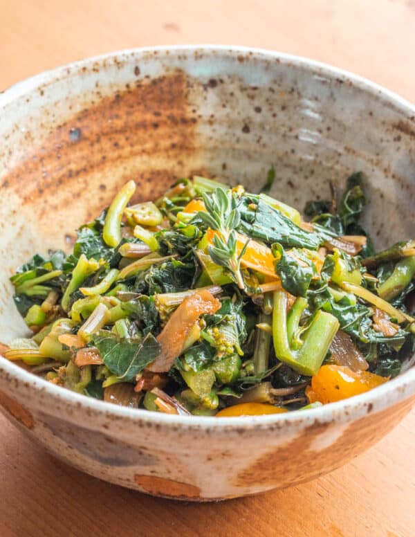 Jamaican Callaloo Recipe with Amaranth Greens