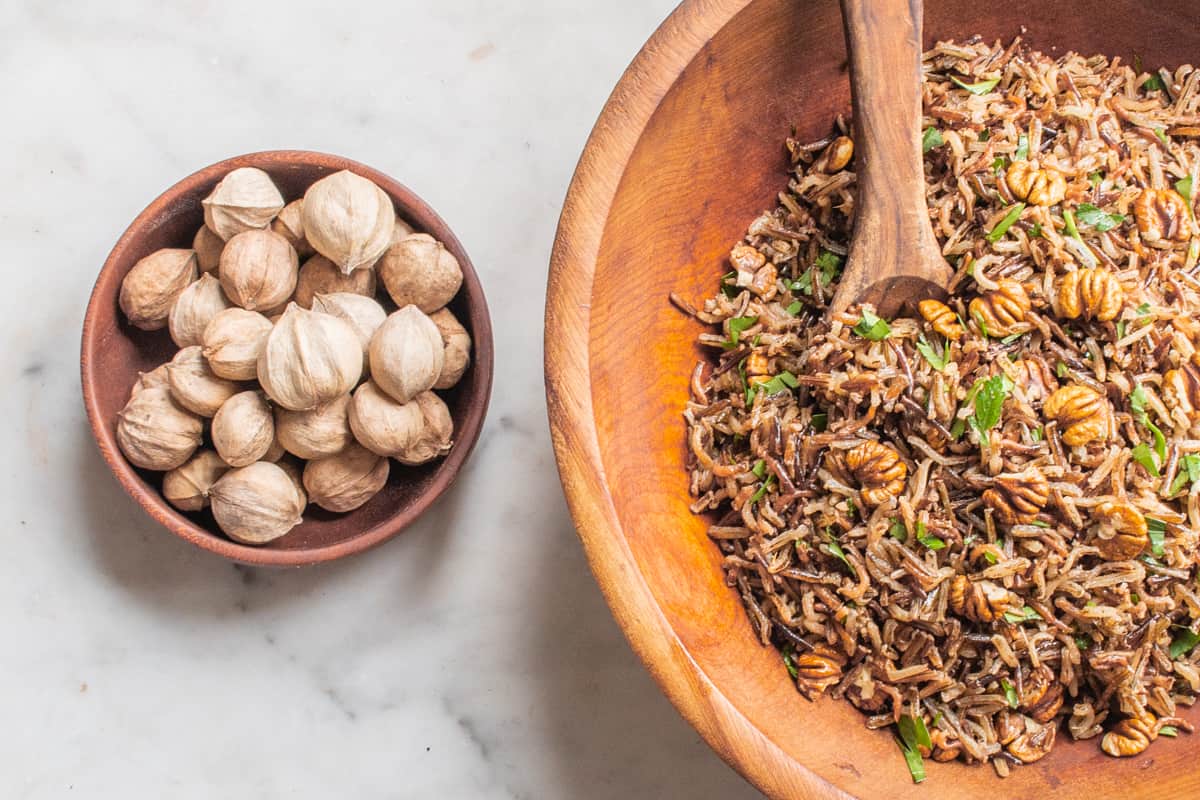 Parched Wild Rice Cooked in Hickory Nut Milk - Forager | Chef
