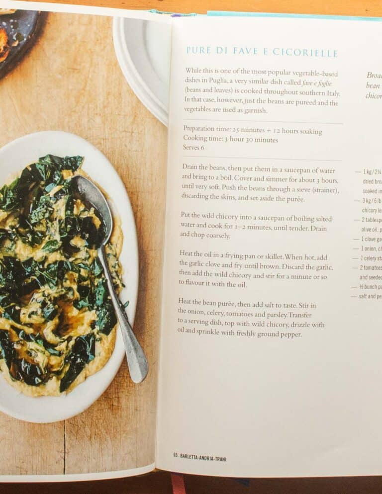 Classic Fave e Cicoria (Fava Bean Purée with Wild Chicory)