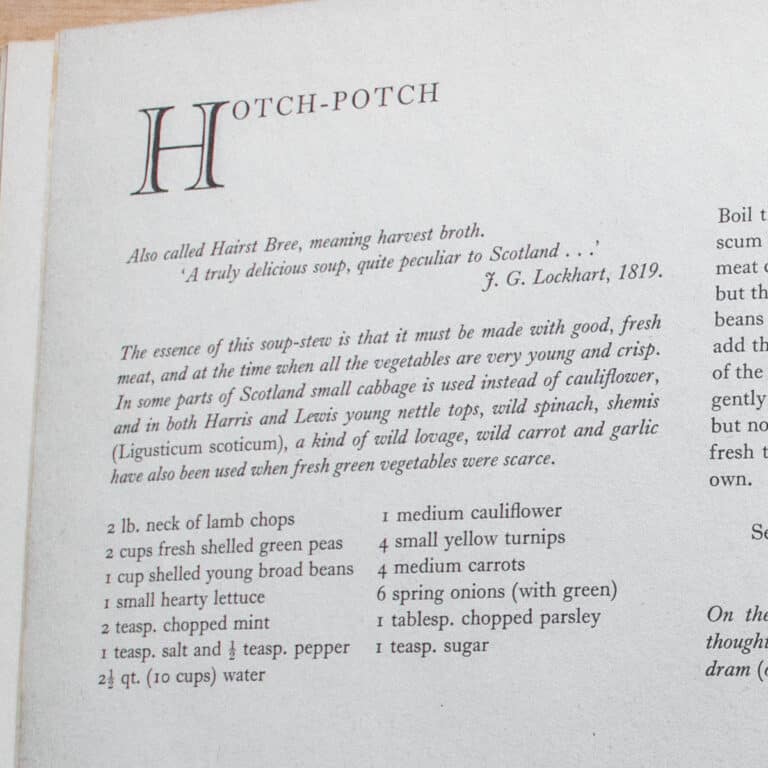 Hotch Potch Stew (Hairst Bree) - FORAGER | CHEF