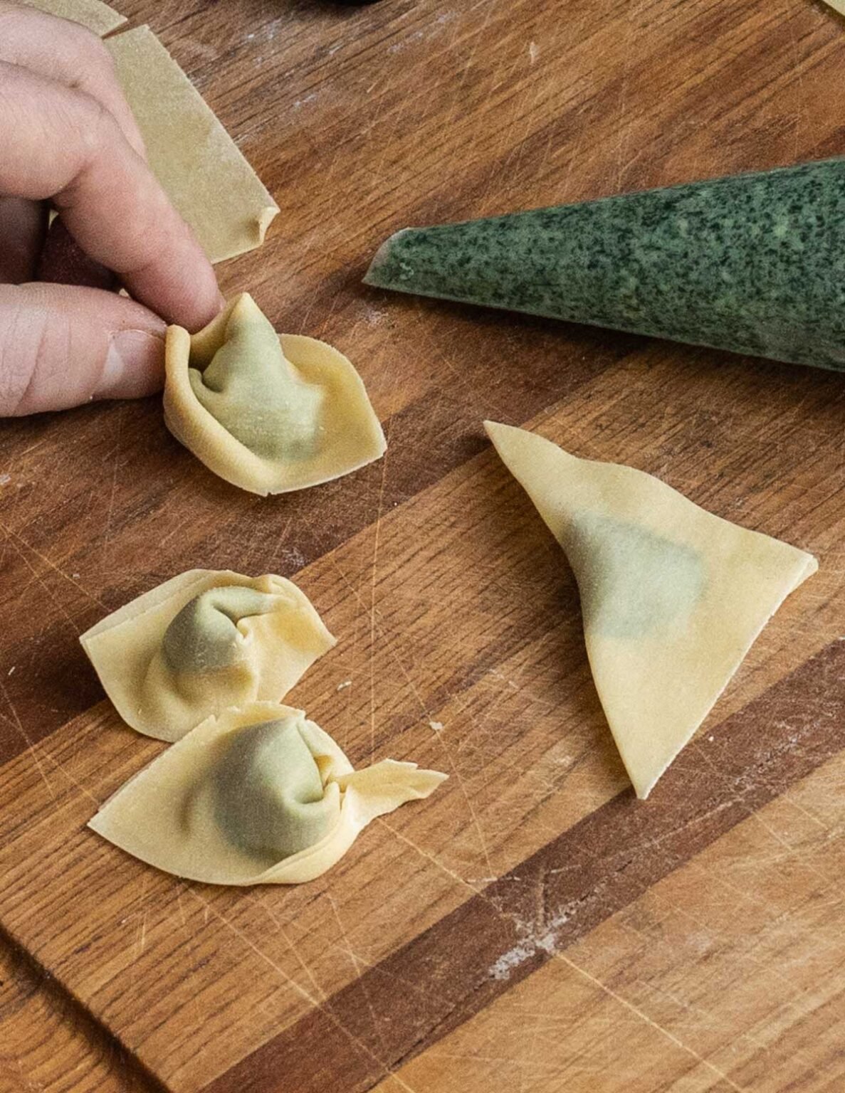 Ligurian Pansotti Pasta con Salsa di Noci - Forager | Chef