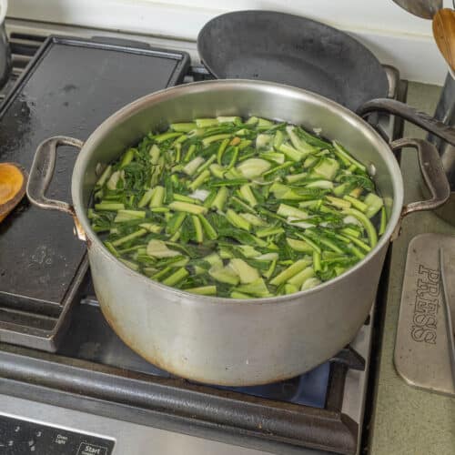Puntarelle Pasta with Anchovy and Pecorino - Forager | Chef