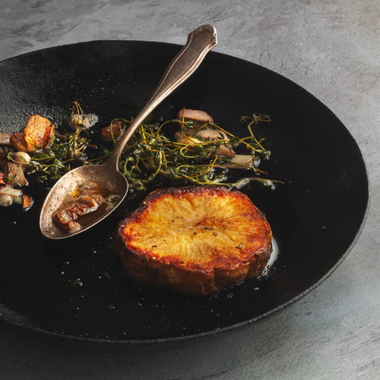 Whole Roasted Celeriac Steak Baked in a Crust - Forager | Chef