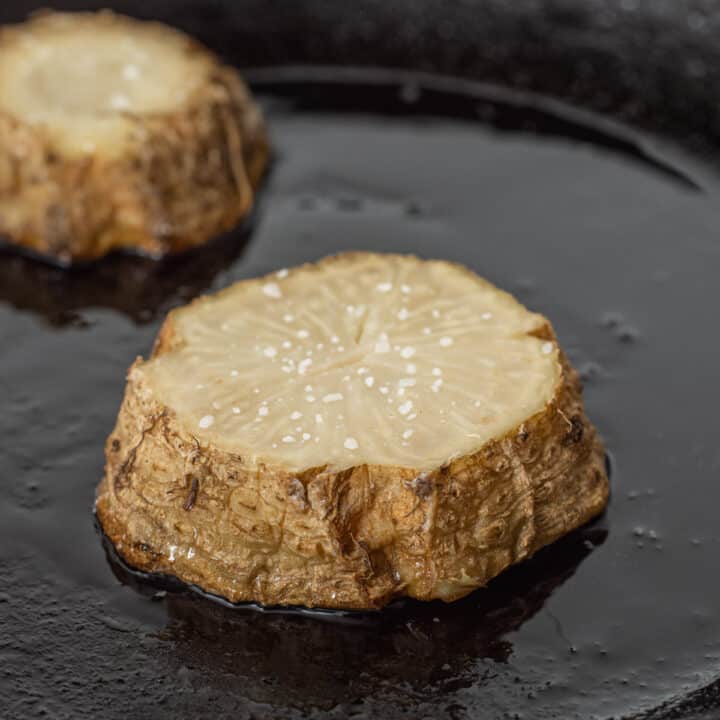 Whole Roasted Celeriac Steak Baked in a Crust - Forager | Chef