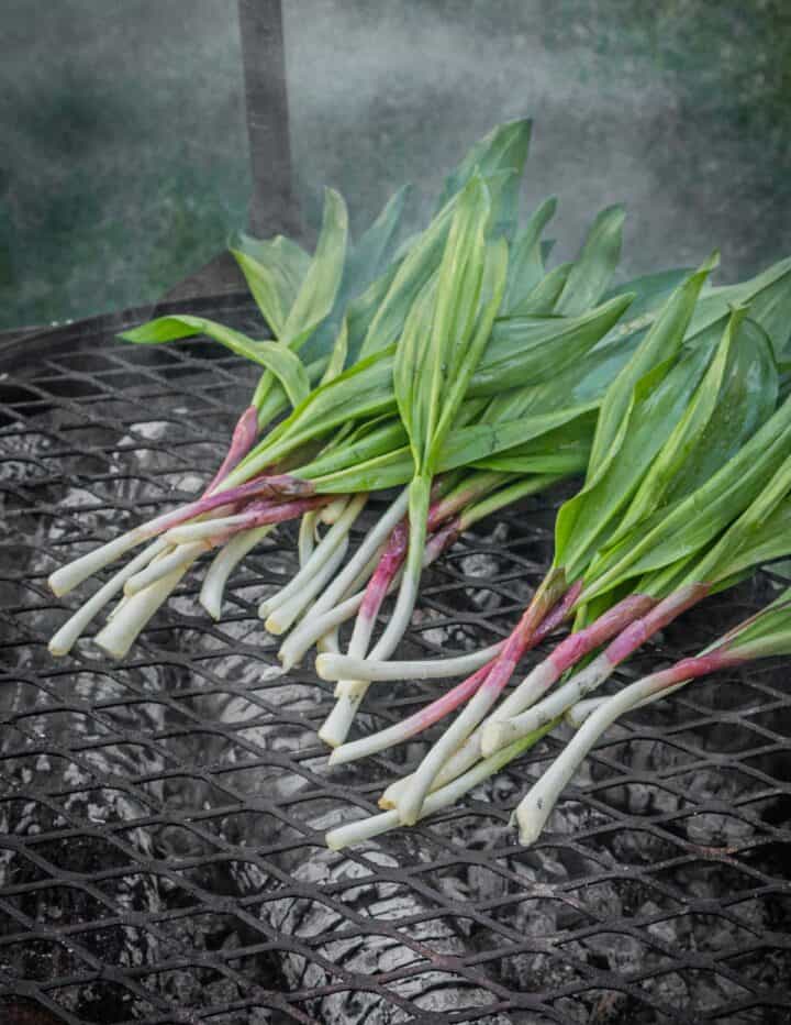 Grilled Ramps - Forager | Chef
