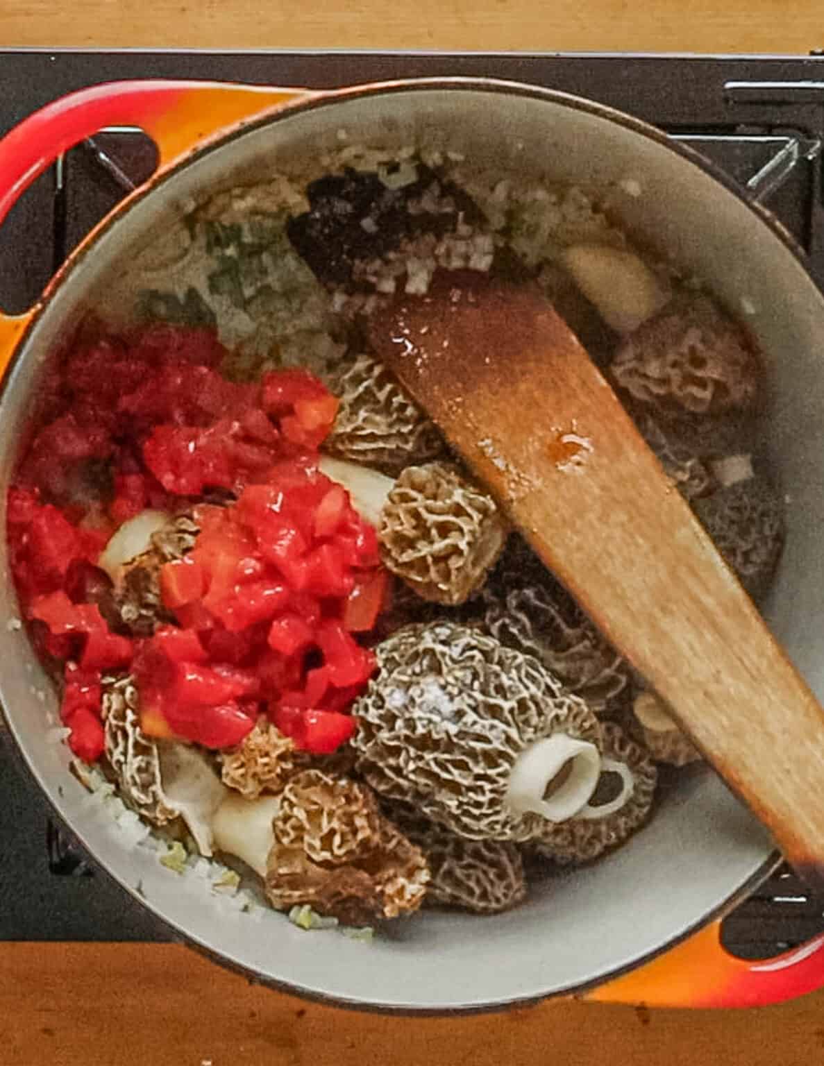 Mushroom Matar (Morel Curry with Peas) - Forager | Chef