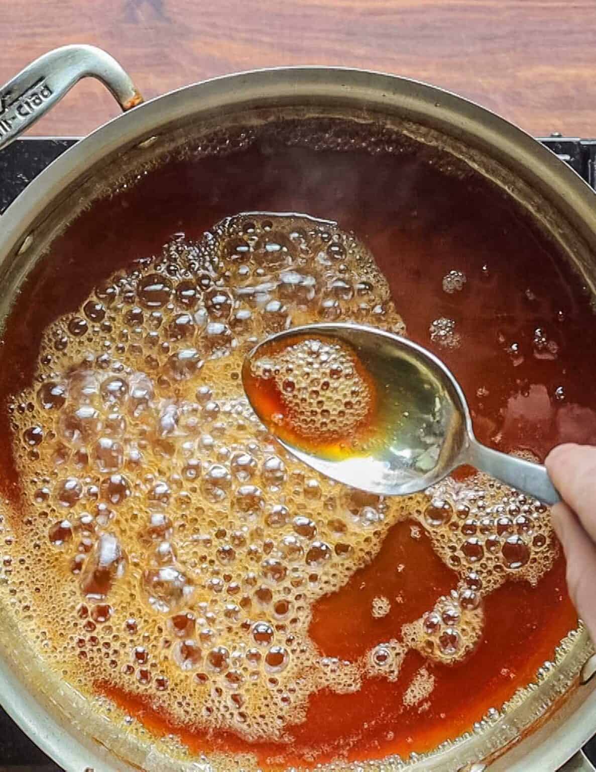 Homemade Apple Molasses (Cider Syrup)