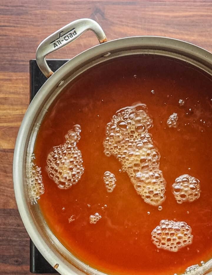 Homemade Apple Molasses (Cider Syrup)