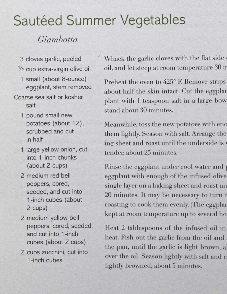 Ciambotta / Giambotta: An Italian Vegetable Stew - Forager | Chef