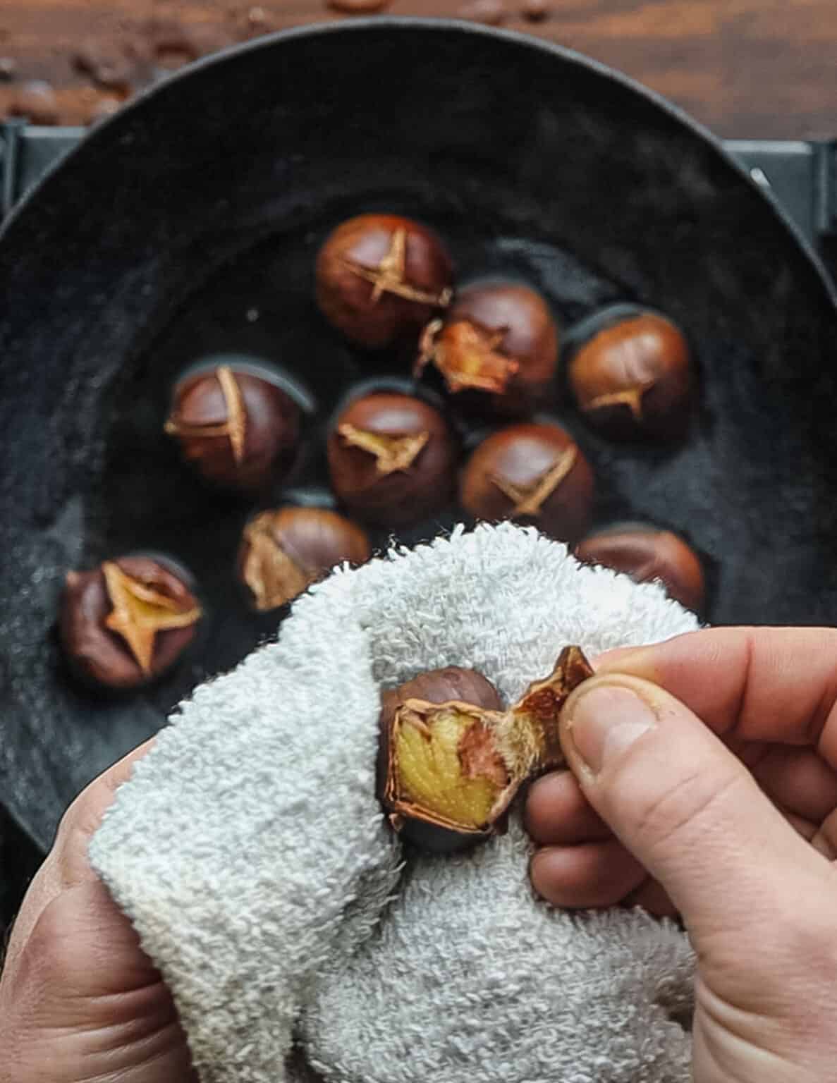 French Cream of Chestnut Soup (Potage aux Marrons)