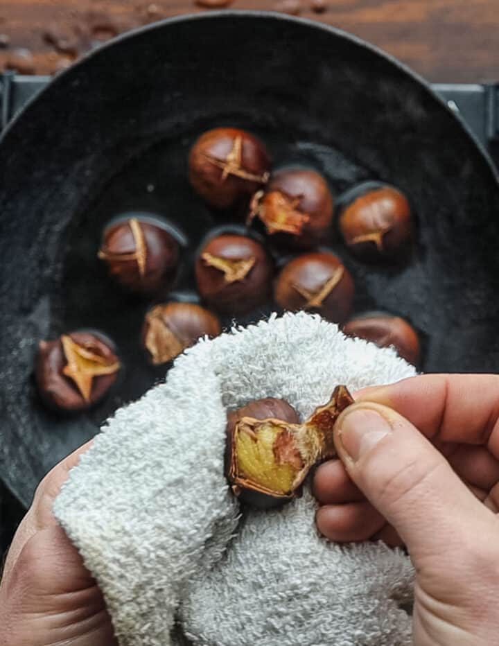 French Cream of Chestnut Soup (Potage aux Marrons)
