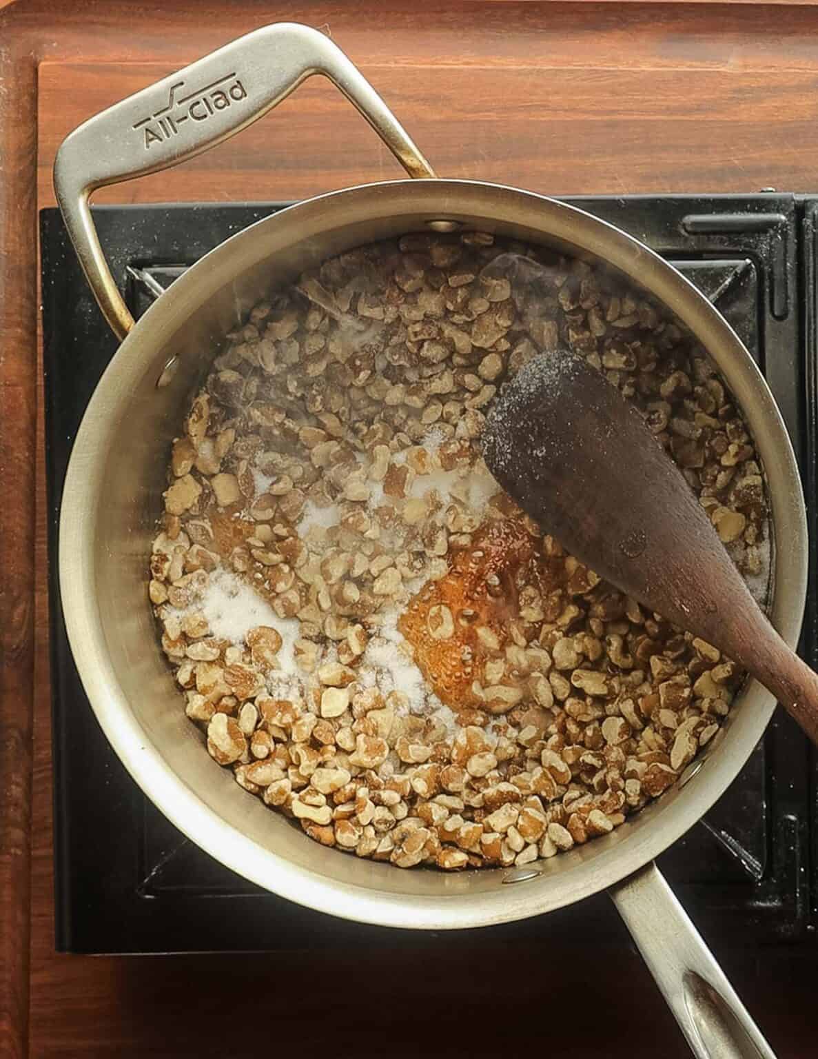 Salted Candied Black Walnuts Recipe - Forager | Chef