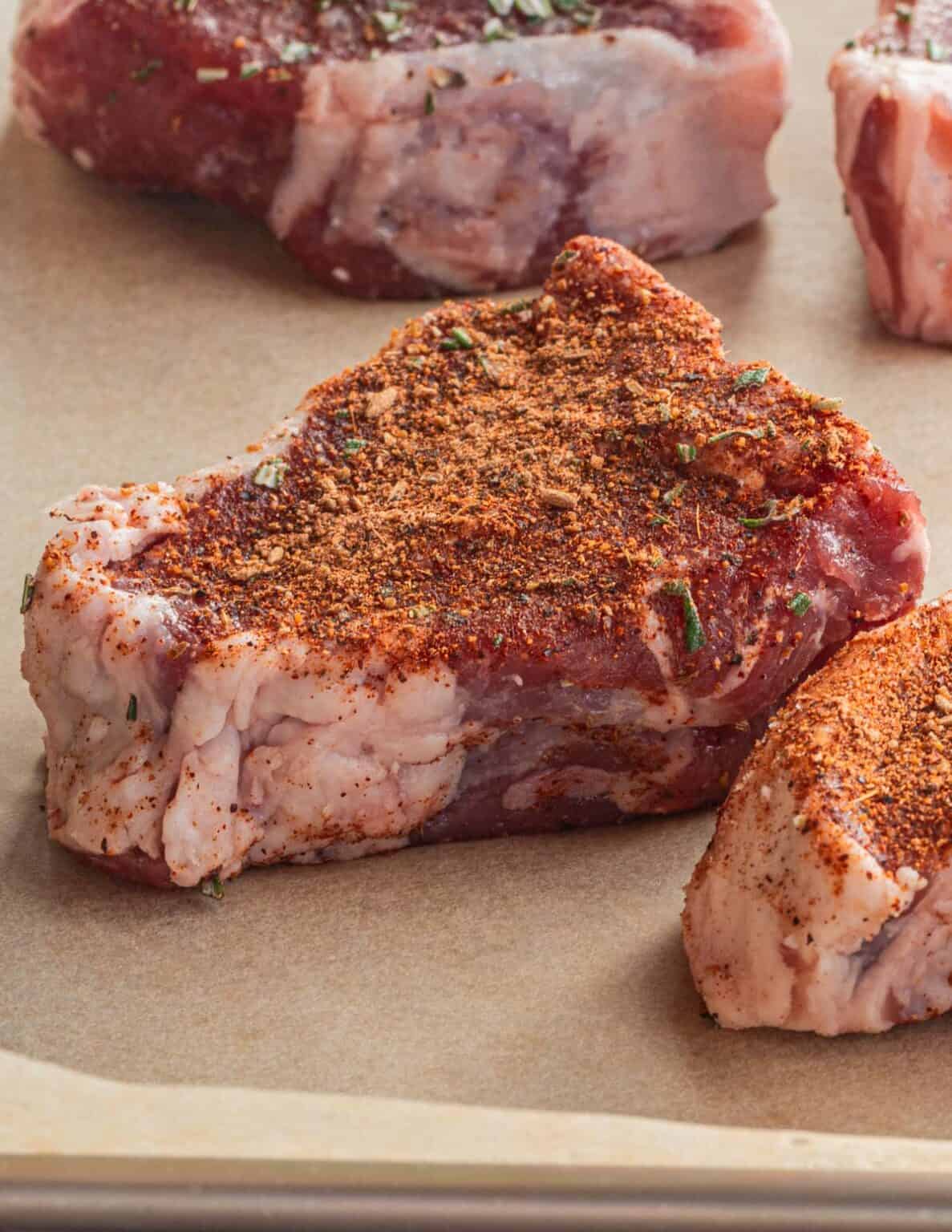 Rosemary Crusted Goat Chops - Forager | Chef