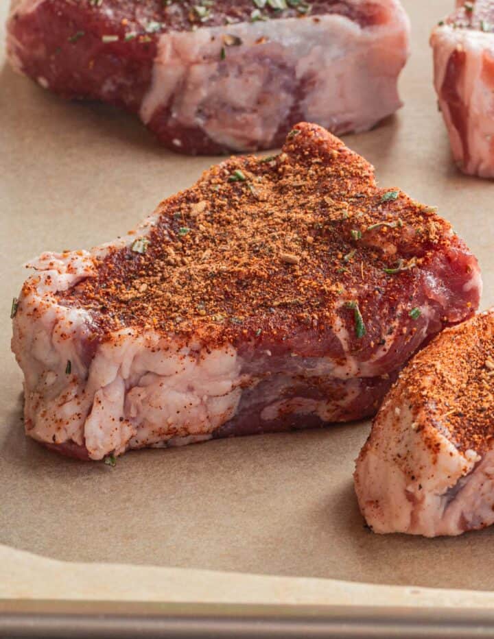 Rosemary Crusted Goat Chops - Forager | Chef