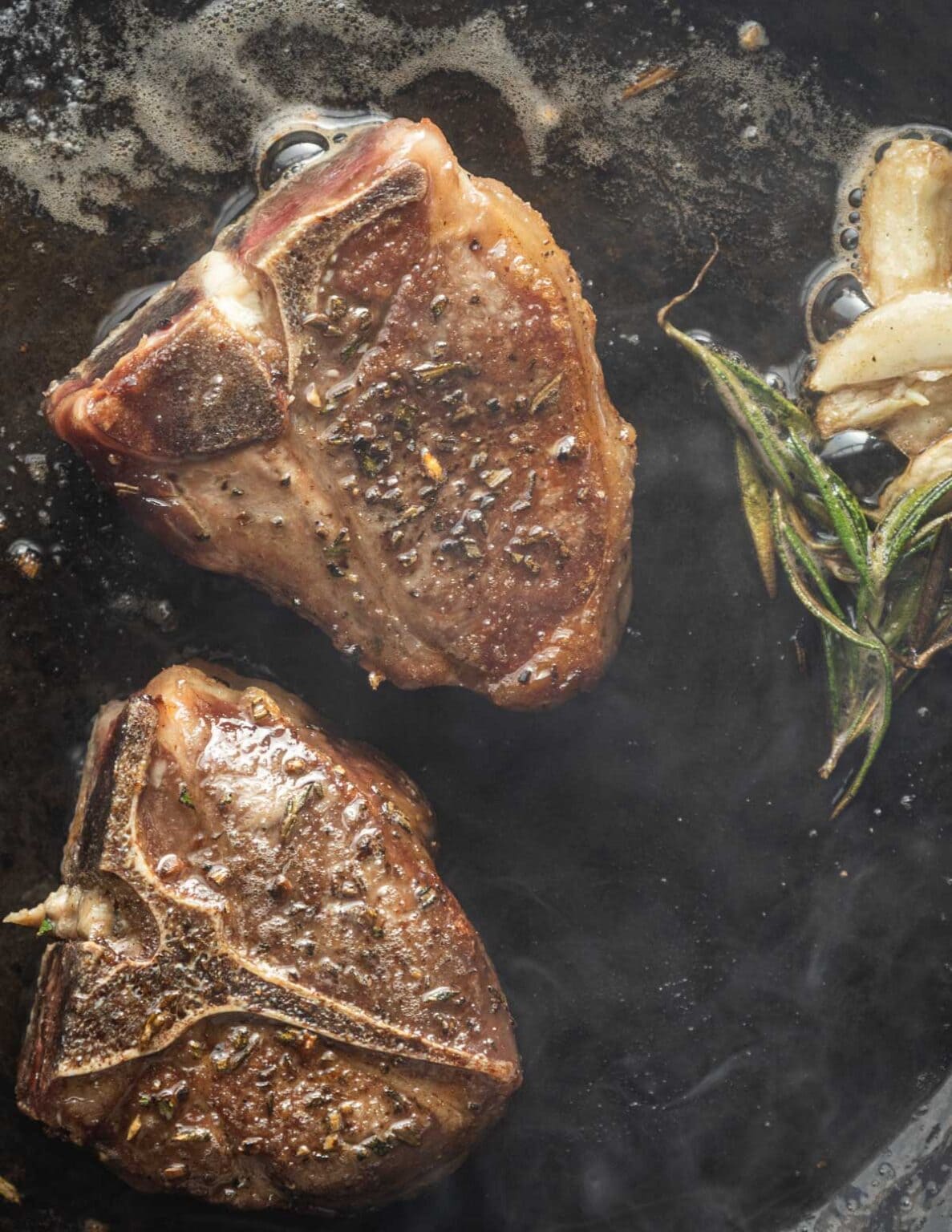 Rosemary Crusted Goat Chops - Forager | Chef