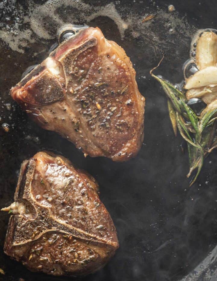 Rosemary Crusted Goat Chops - Forager | Chef