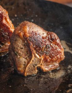 Rosemary Crusted Goat Chops - Forager | Chef