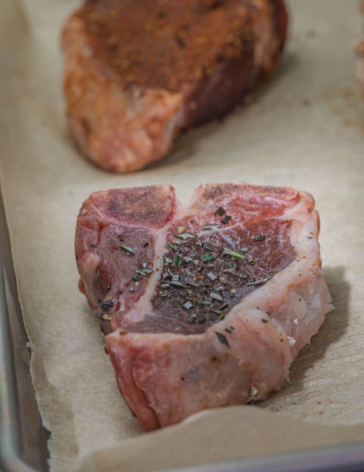 Rosemary Crusted Goat Chops - Forager | Chef