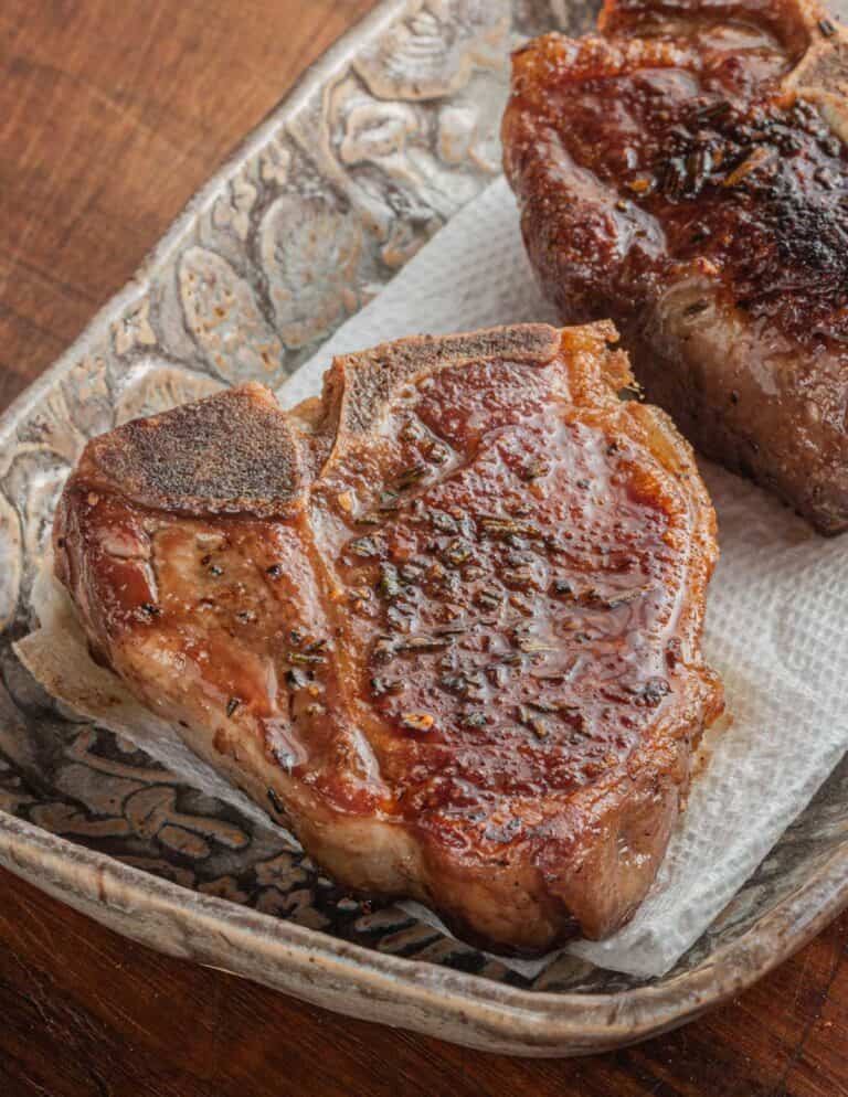 Rosemary Crusted Goat Chops - Forager | Chef