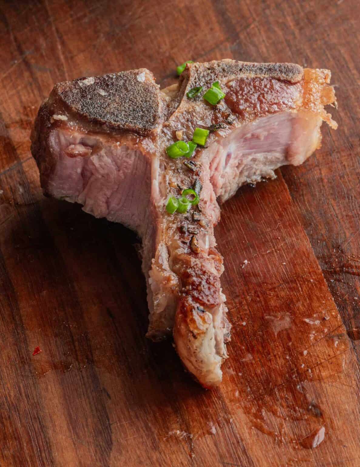 Rosemary Crusted Goat Chops - Forager | Chef