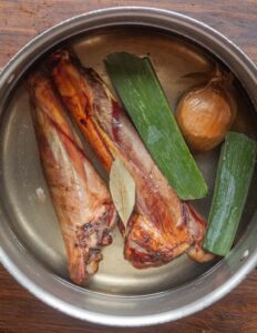 Old Fashioned Turnip Green Soup with Black Eyed Peas - Forager | Chef