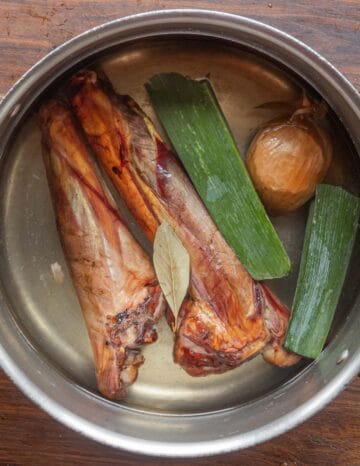 Old Fashioned Turnip Green Soup with Black Eyed Peas - Forager | Chef