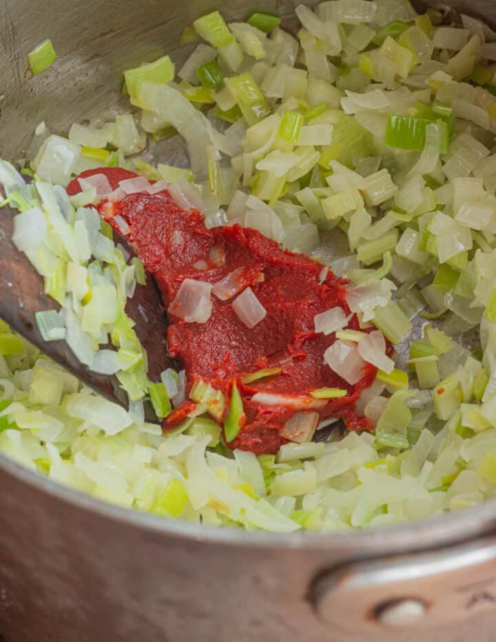 Old Fashioned Turnip Green Soup with Black Eyed Peas - Forager | Chef