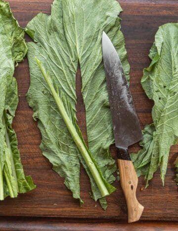 Old Fashioned Turnip Green Soup with Black Eyed Peas - Forager | Chef