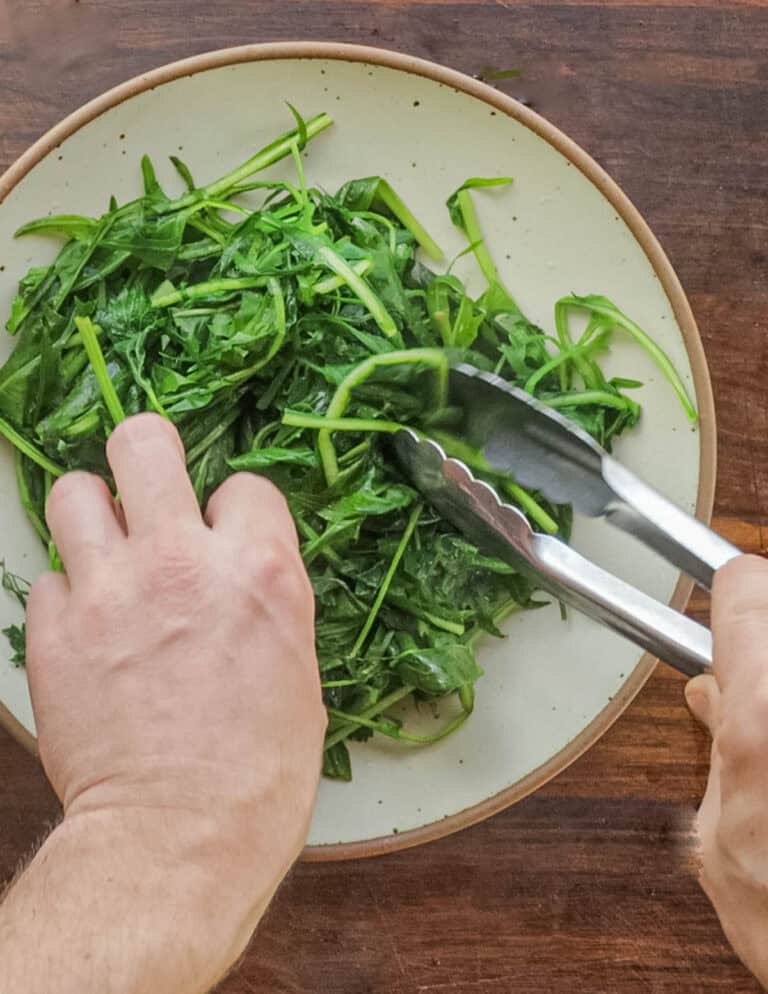 A Classic Horta Recipe: Greek Wild Greens with Olive Oil & Lemon