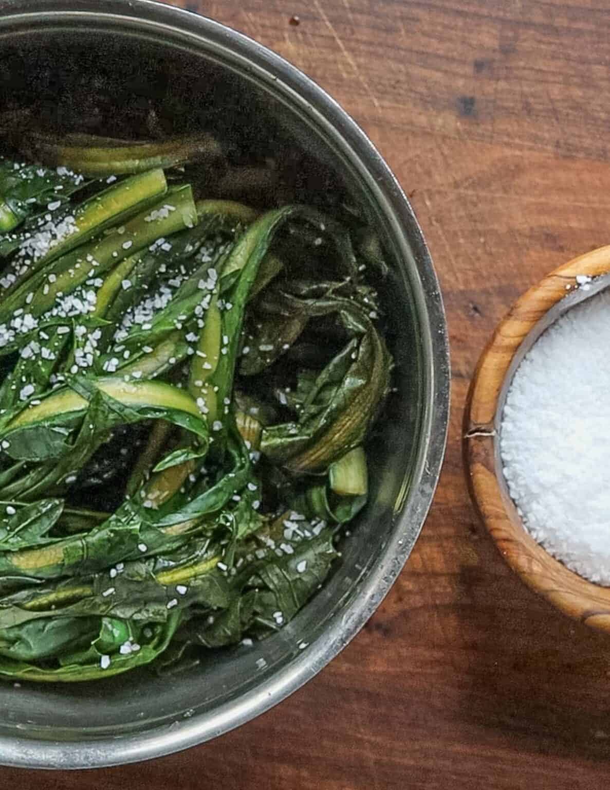 Fermented Dandelion or Wild Lettuce Kimchi - Forager | Chef