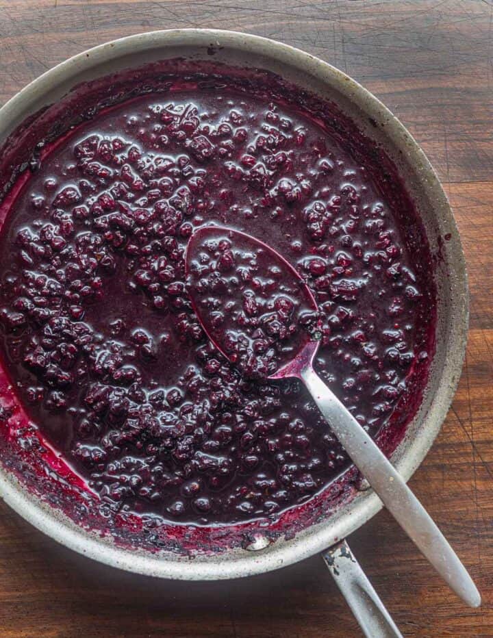 Sweet and Sour Blueberry Compote (Sauce Aigre Doux) - Forager | Chef