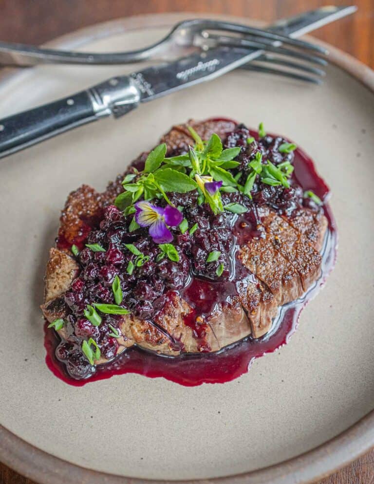 Sweet and Sour Blueberry Compote (Sauce Aigre Doux) - Forager | Chef