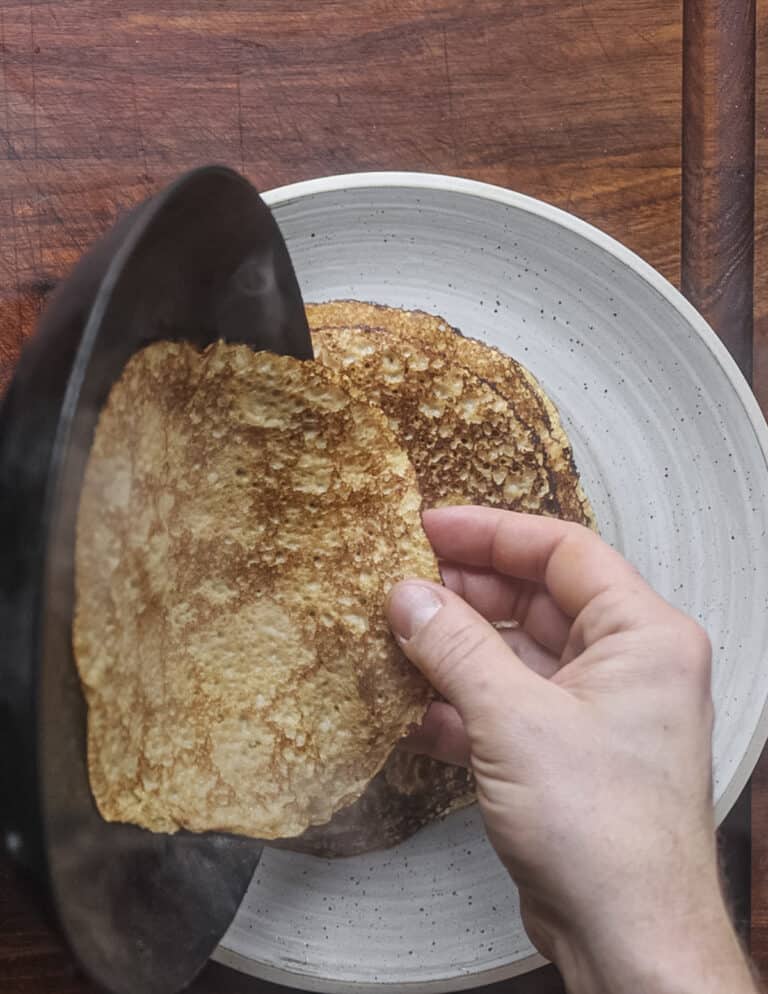 Necci: Tuscan Chestnut Flour Pancakes / Crepes - Forager | Chef