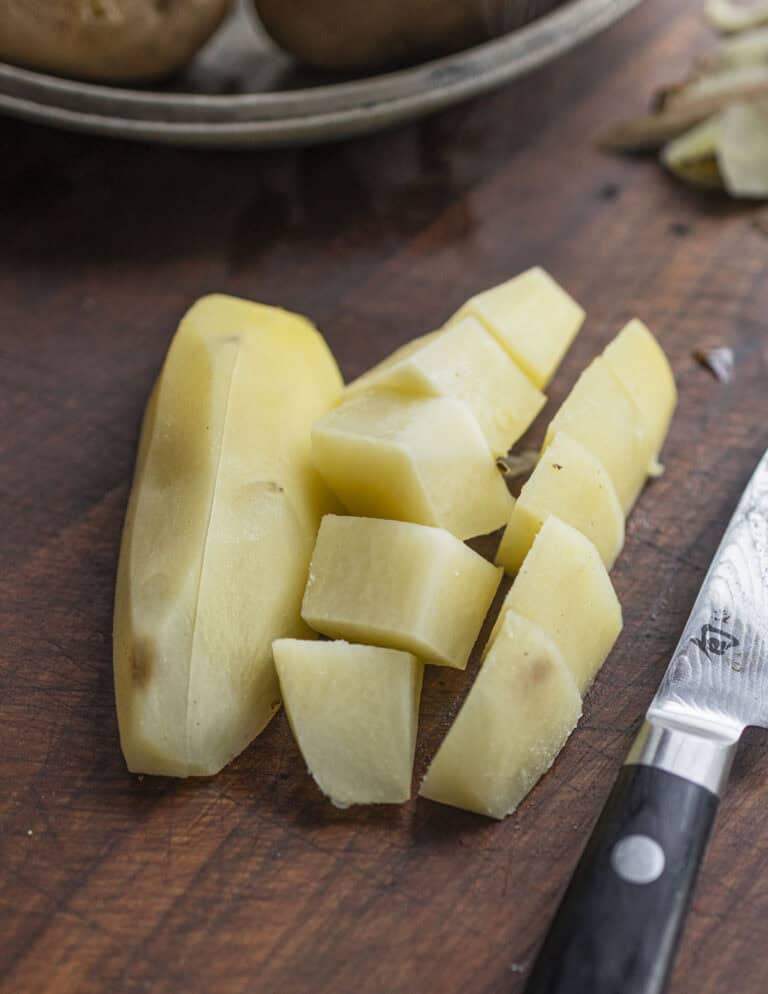 Crispy Pan Roasted Goose Fat Potatoes - Forager | Chef