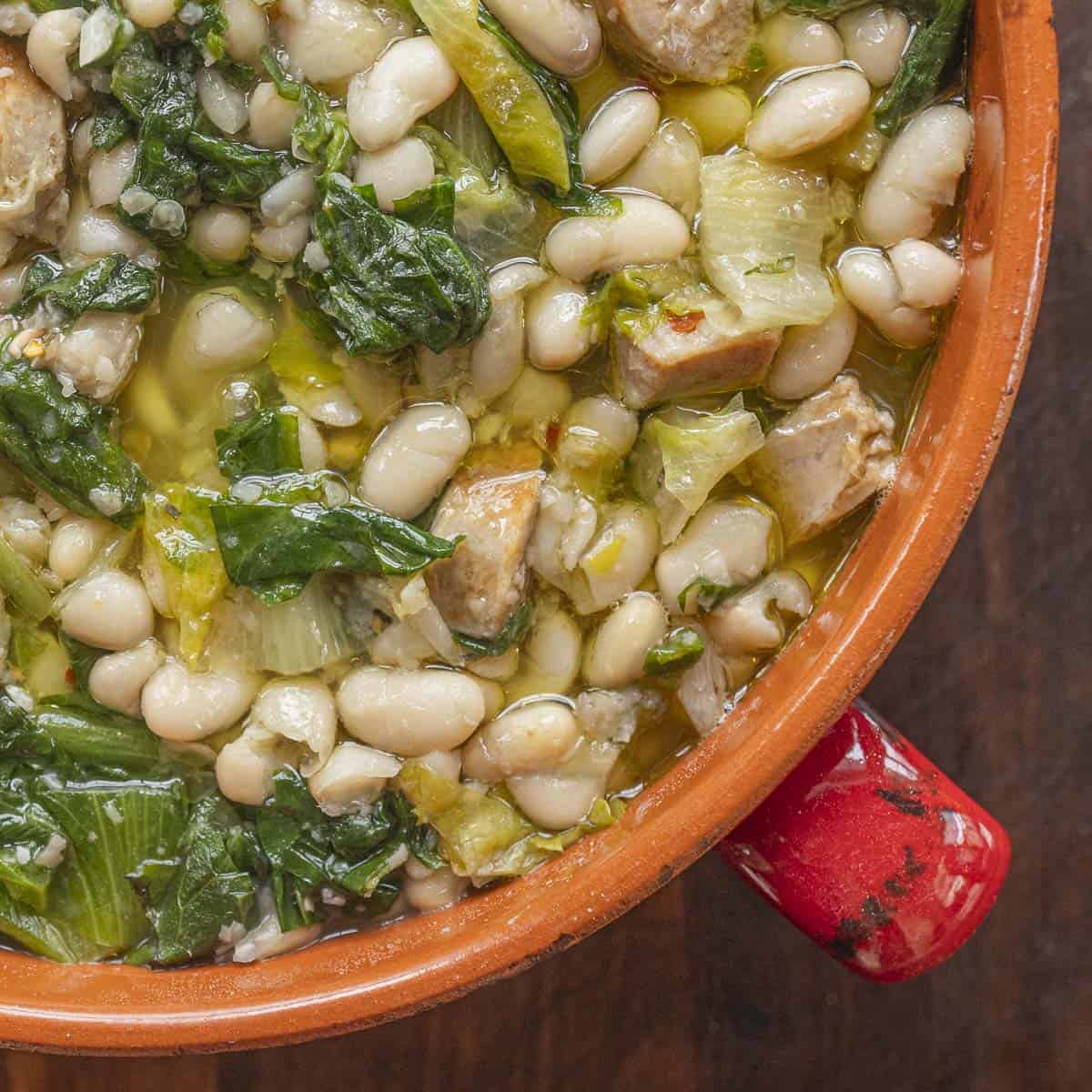 Escarole And Beans Pasta With Escarole & Beans Recipe