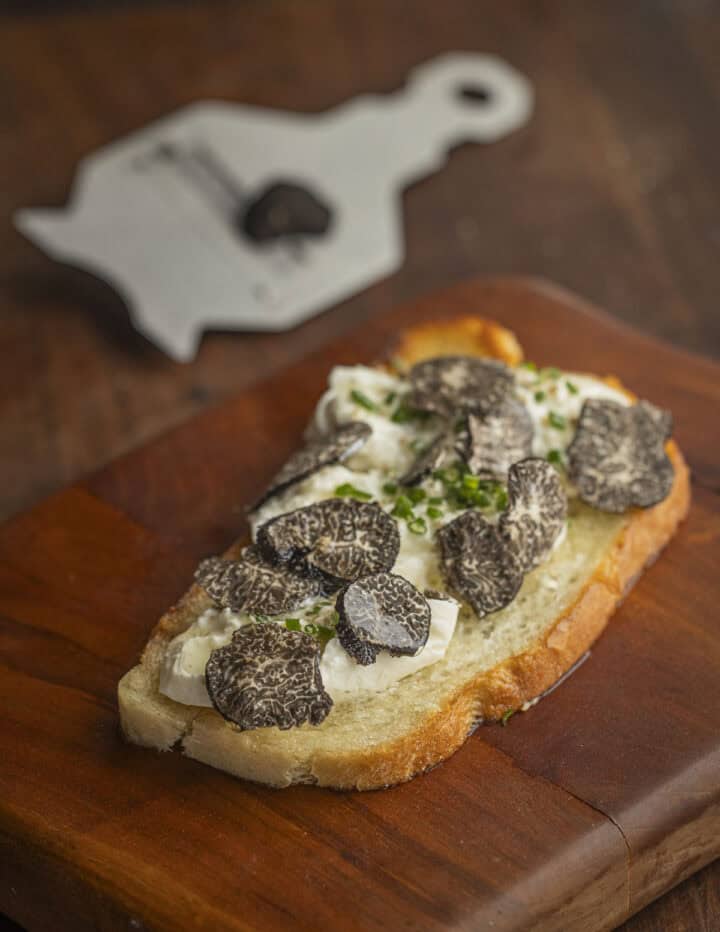 Easy Black Truffle & Burrata Toast - Forager | Chef